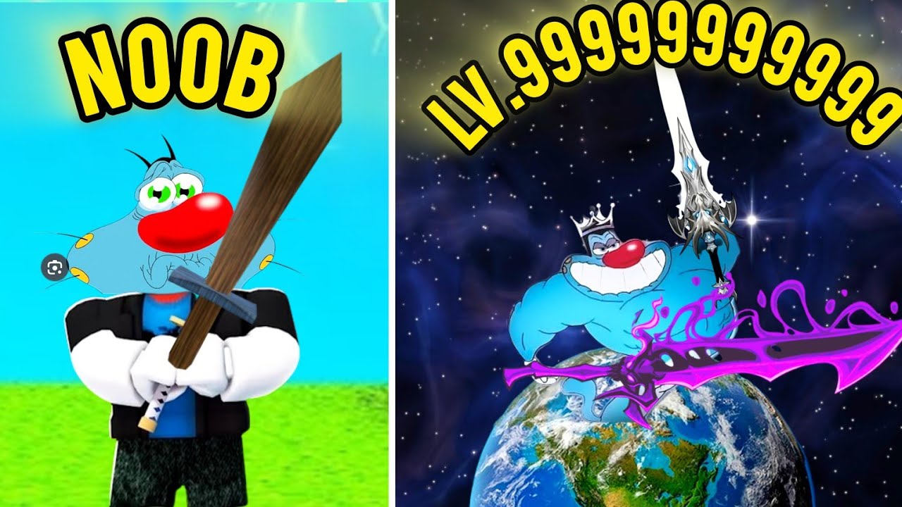Roblox Oggy New Sward Master | Oggy Win The world | Ng gaming 🥰 - YouTube