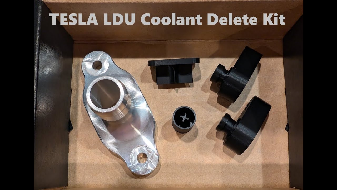 Tesla LDU Rotor Coolant Delete Kit - For sale in the description! - YouTube