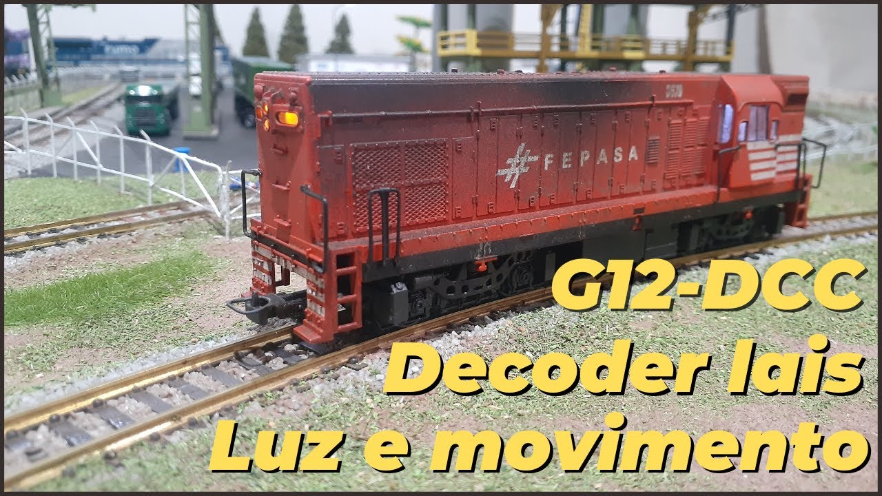 Locomotiva g12 frateschi com dcc - YouTube