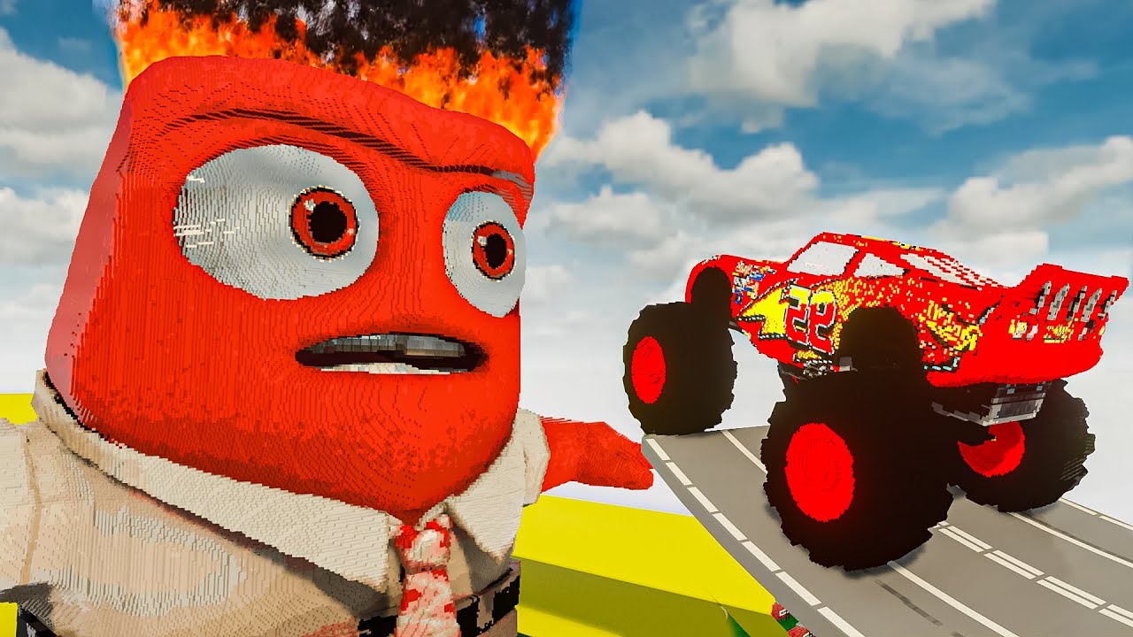 Cars VS Anger | Teardown (Inside Out 2) - YouTube