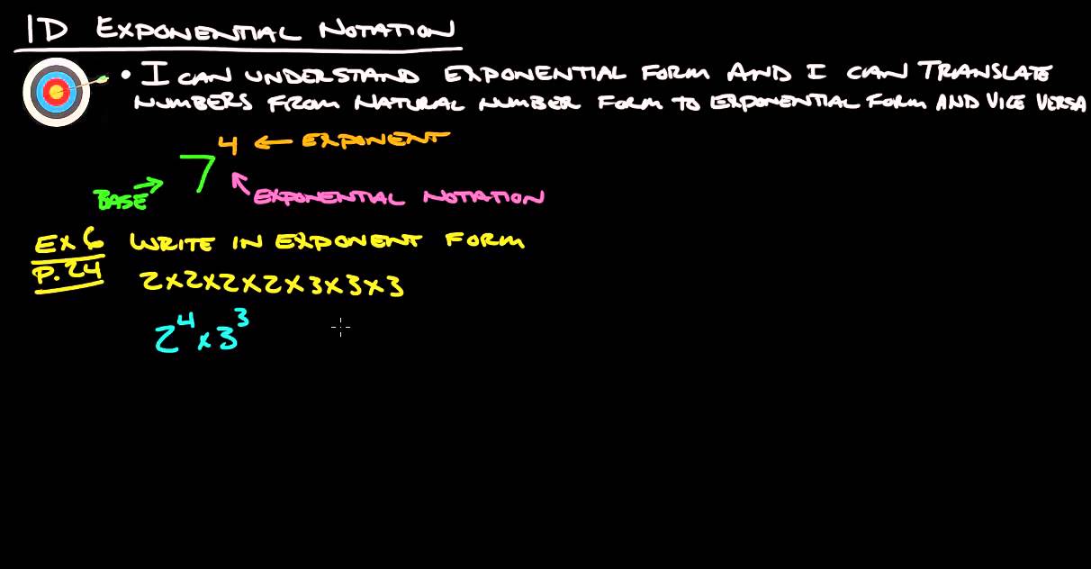 1D Exponential Notation - YouTube