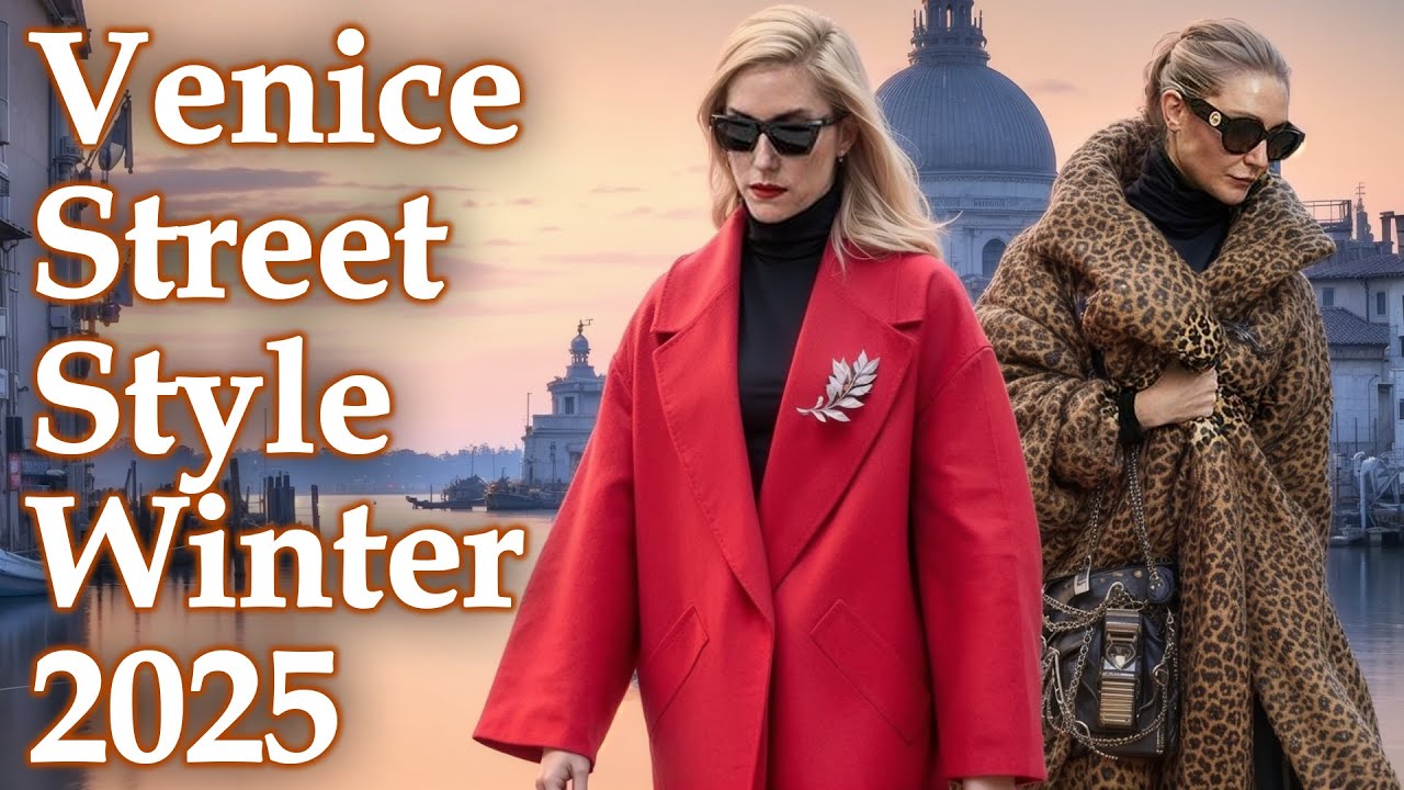 🇮🇹 VENICE Street Style Winter and The Best Italian Trends 2025 🇮🇹 # ...
