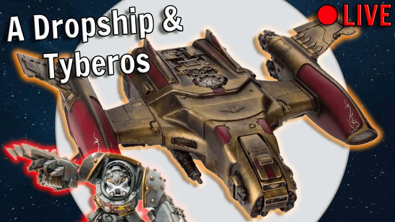 [Warhammer 40k] Custodes Dropship & A Tyberos Kitbash - YouTube