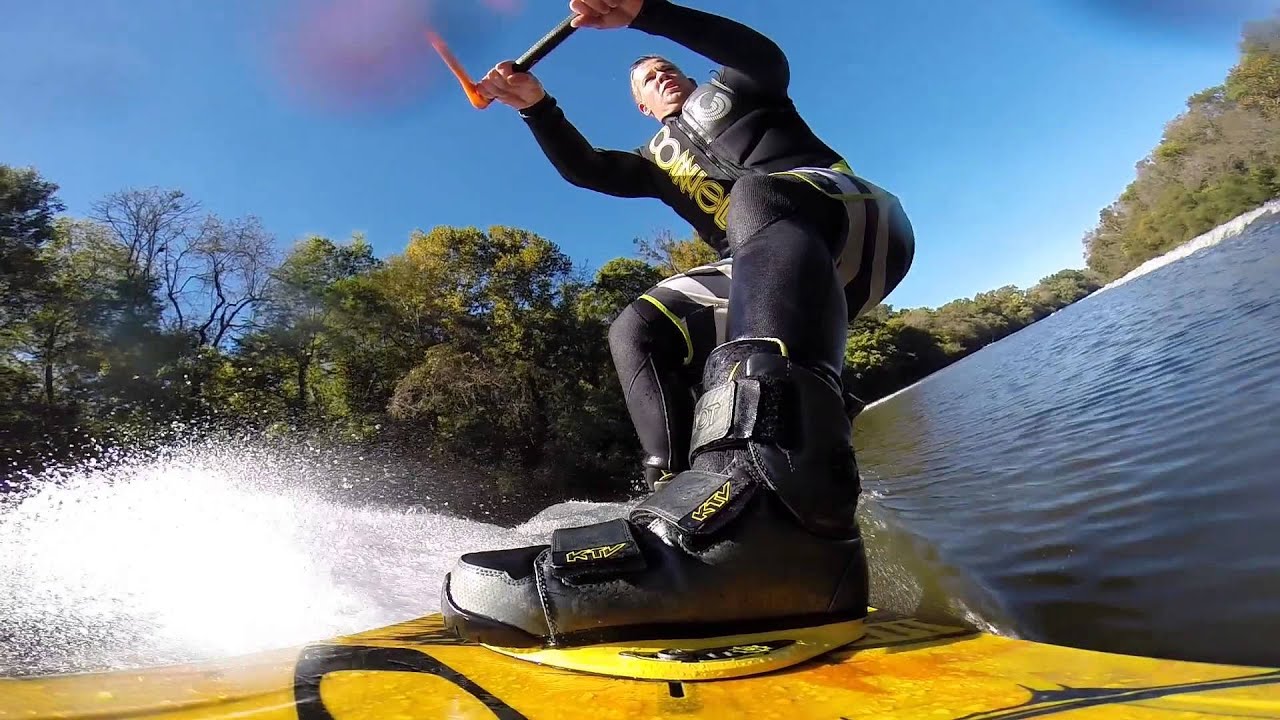 Wakeboarding with GoPro (October session) - YouTube