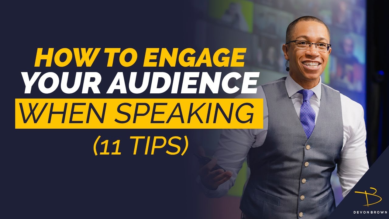 11 Tips to Help You Maintain Audience Engagement- Devon Brown - YouTube
