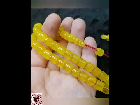 KURU TORNA TESBİH YAPIMI...Çırak yok zımpara yok..( sıkma kehribar)