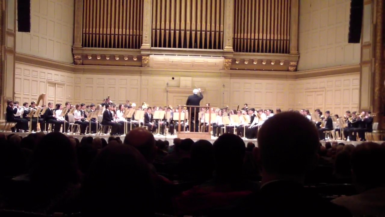2017 Massachusetts All State Concert Band - Ecstatic Fanfare - YouTube