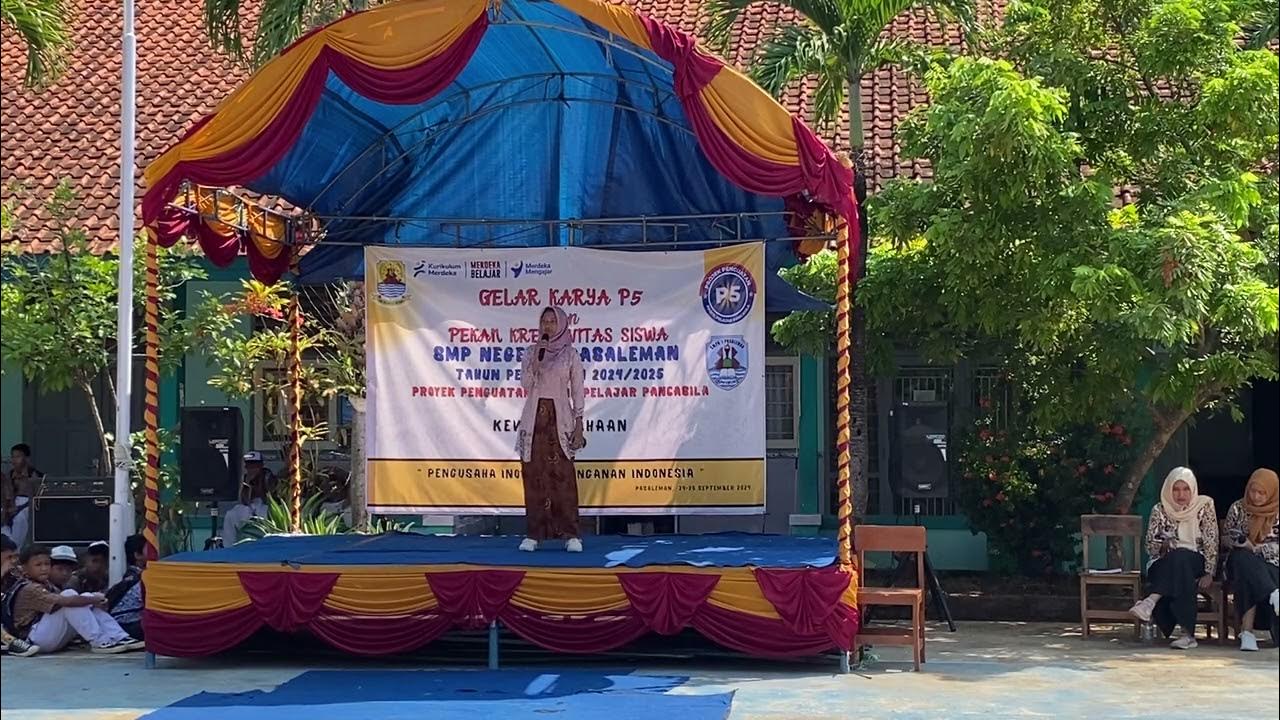 Kelas 7C | Lomba Menyanyi “Gelar Karya P5” Dengan Tema Kewirausahaan ...