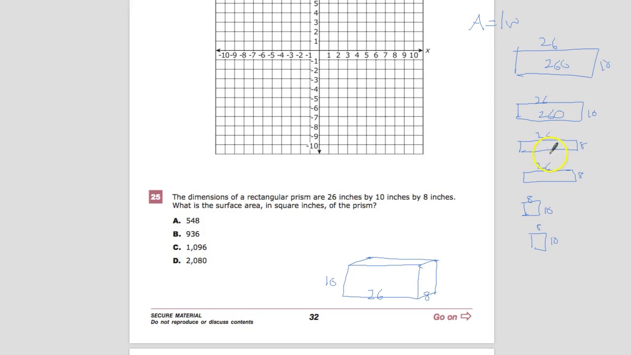 Question 19 (Used to be 25) - Geometry - TNReady Practice Test - YouTube