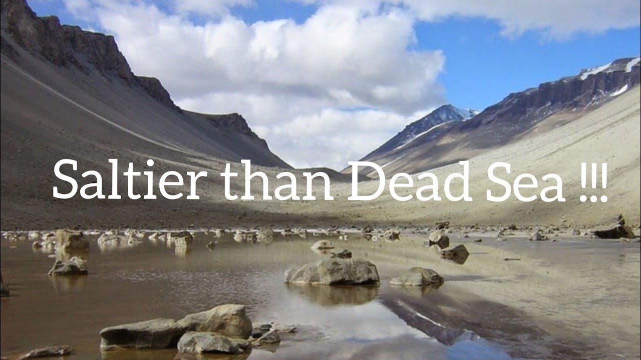 Saltier than Dead Sea !! Don Juan Lake. Wonder in Antarctica. - YouTube