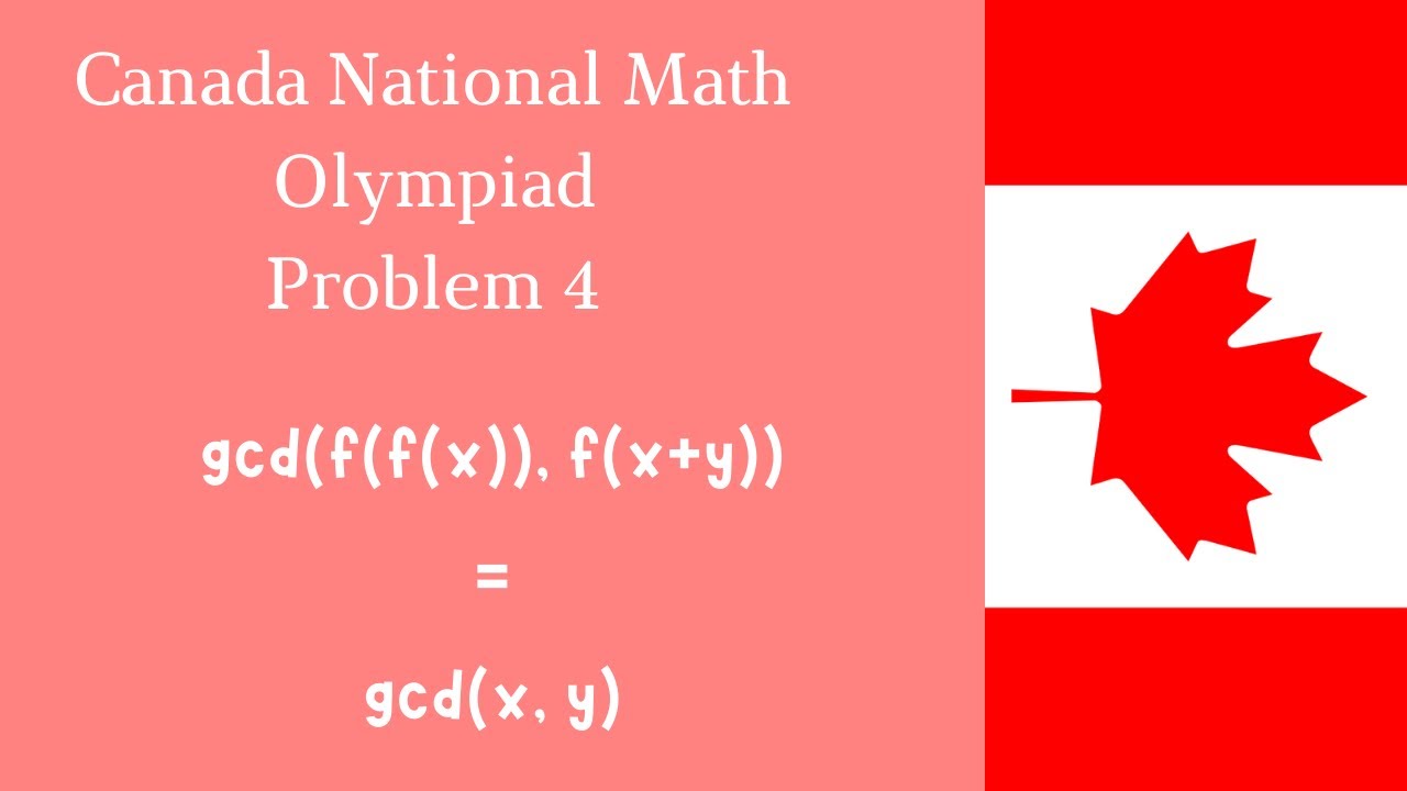 Canadian Math Olympiad 2021 Problem 4 - A tricky function with gcd ...