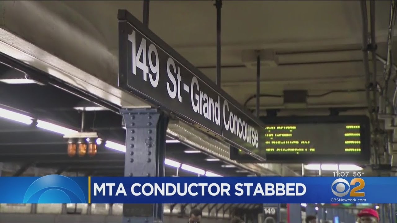 Subway Conductor Stabbed In The Bronx, MTA Workers Fed Up - YouTube