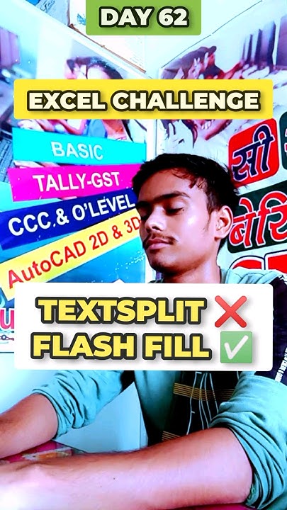 How To Use Flash Fill Instead Of Textsplit In Excel Excel365 Shorts Computer Newexcel Pc 5533