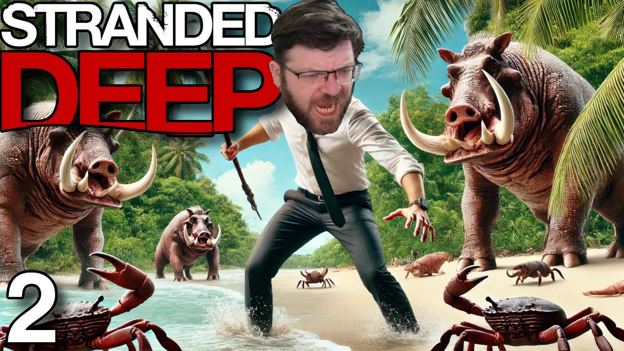 The Island of Wild Hogs and Giant Crabs! | Stranded Deep - Part 2 - YouTube
