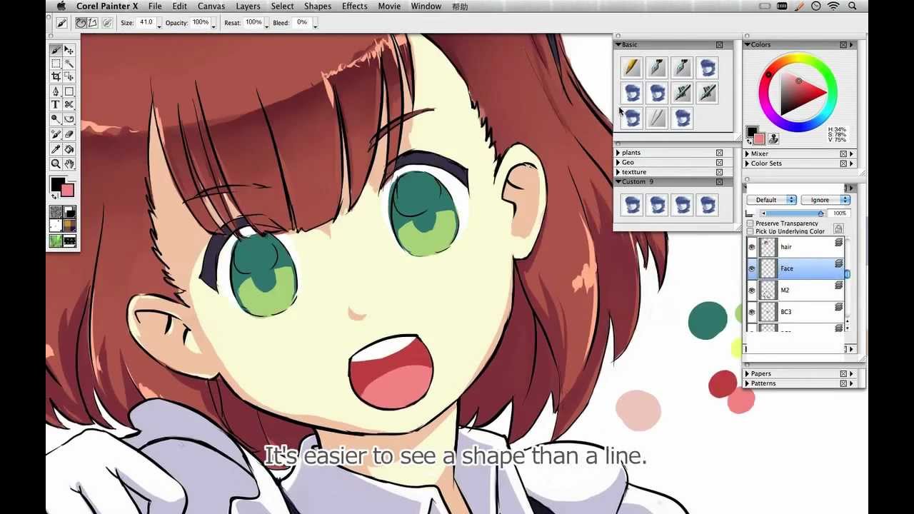 Moe-style maid - the complete digital illustration - YouTube