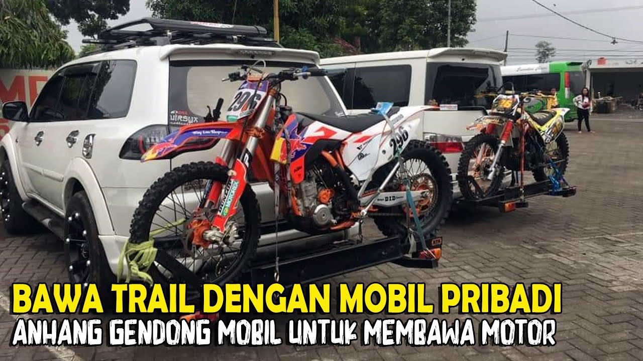 Anhang Gendong Mobil bisa angkut Trail, vespa dan lain-lain - YouTube