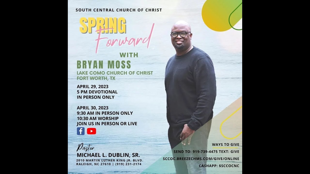 Spring Forward Brother Bryan Moss - YouTube
