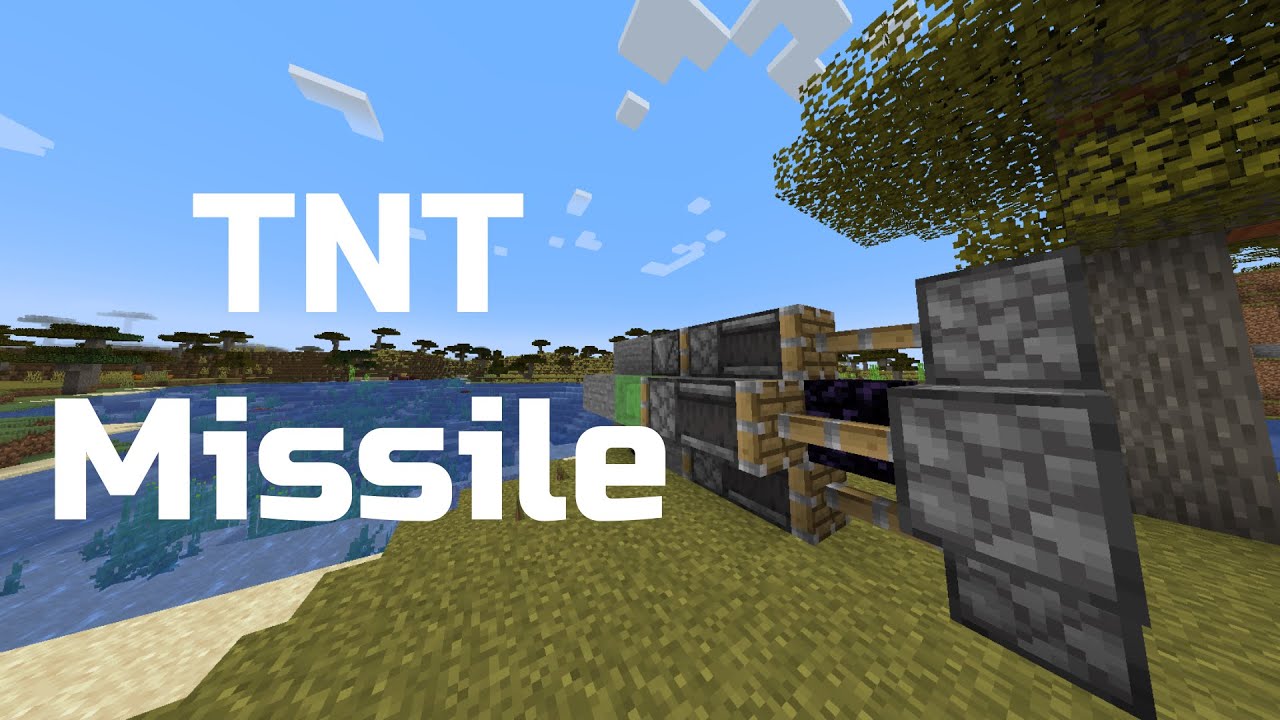 TNT missile in Minecraft - YouTube