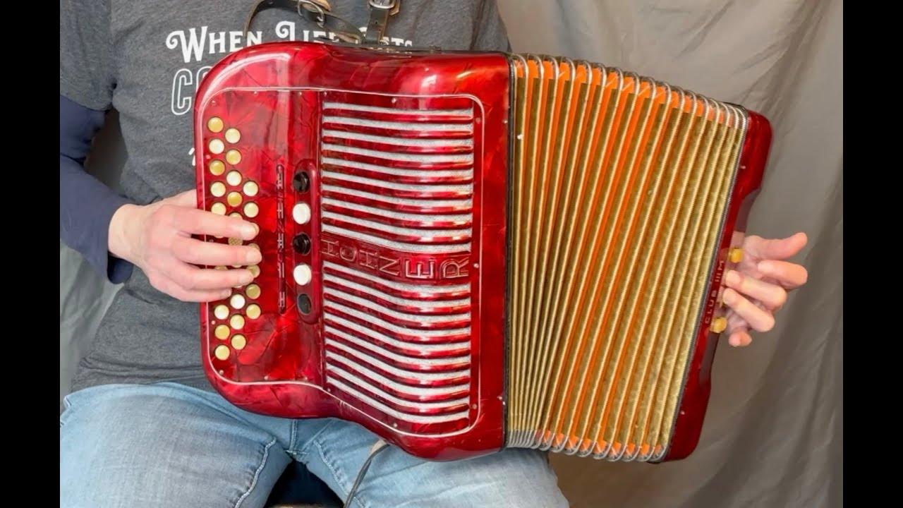 Hohner Club IIIM accordion Demo - A look at my best-condition accordion - one I haven't yet ...