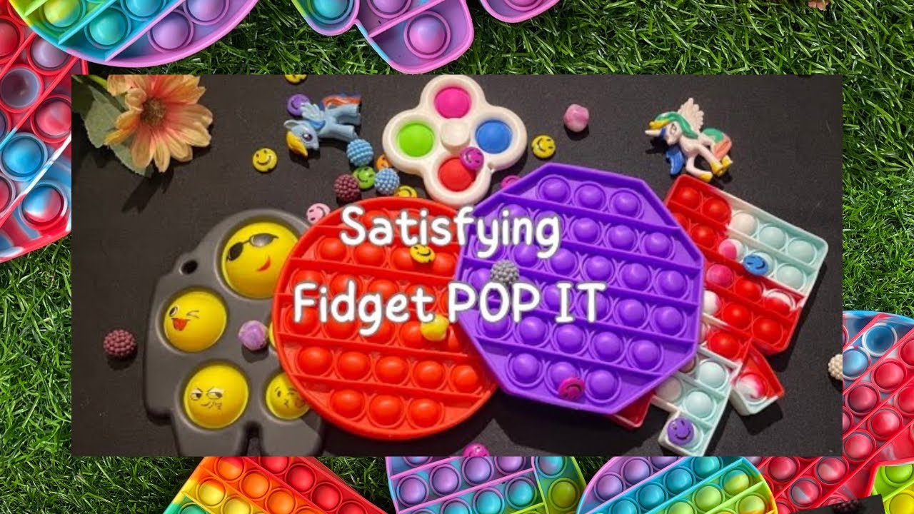 POP IT ASMR|| 5 minutes of Satisfying Pop It|| Stress Relief Pop It ...