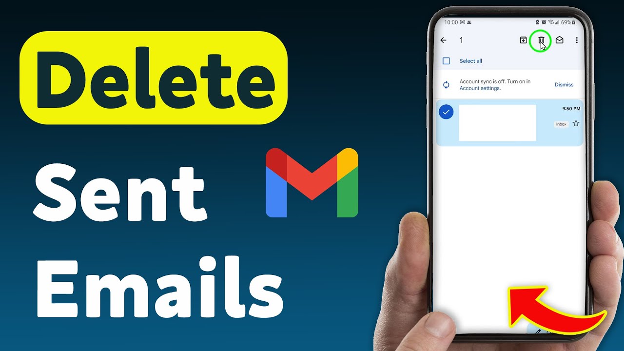 How To Delete Sent Emails On Gmail App (Updated) - YouTube
