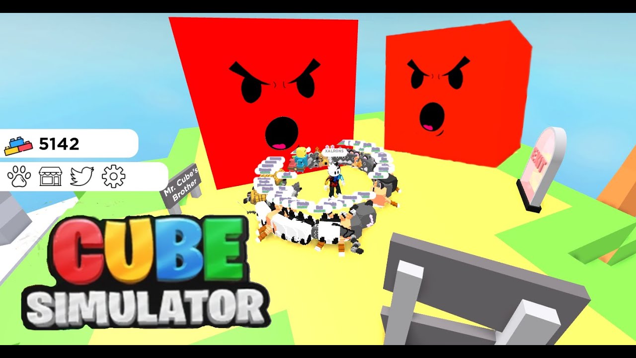 OMG I FOUND MR CUBE'S BROTHER+OBBY FAILS Cube Simulator (Roblox) - YouTube