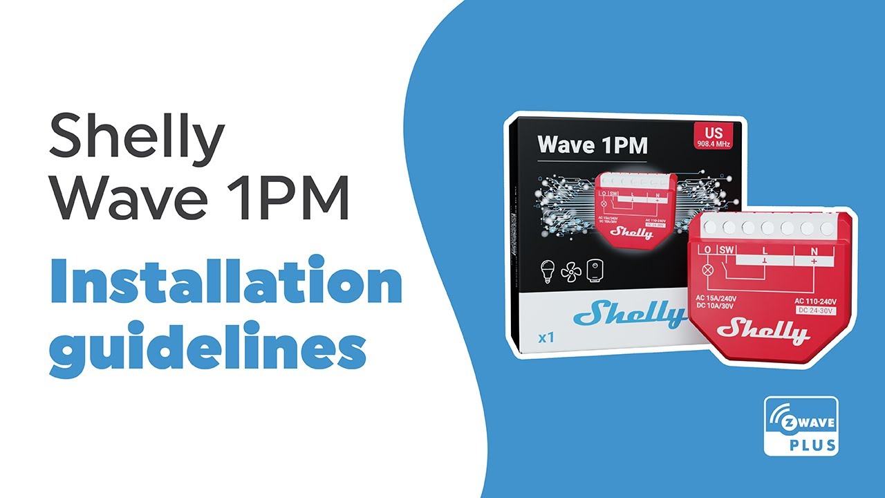 Shelly Wave 1PM- Installation video US - YouTube