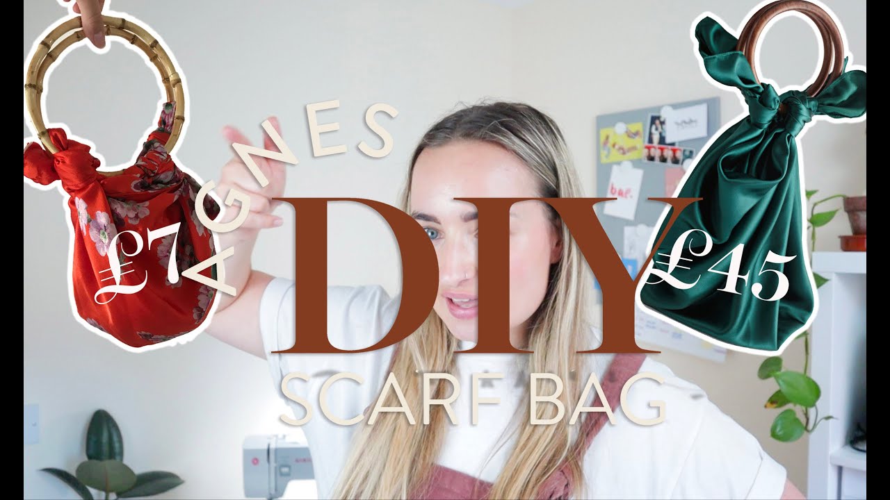 DIY Scarf bag Tutorial - YouTube