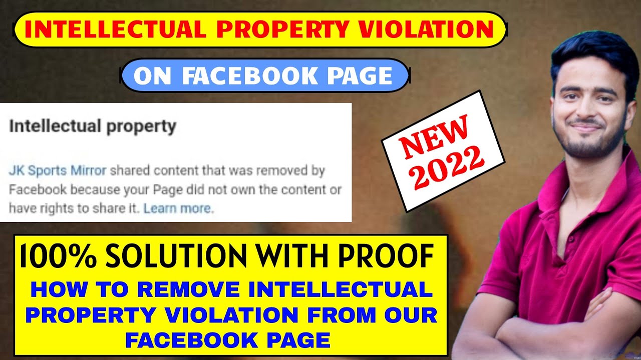 Intellectual property violation on Facebook page || Solution 100% ...