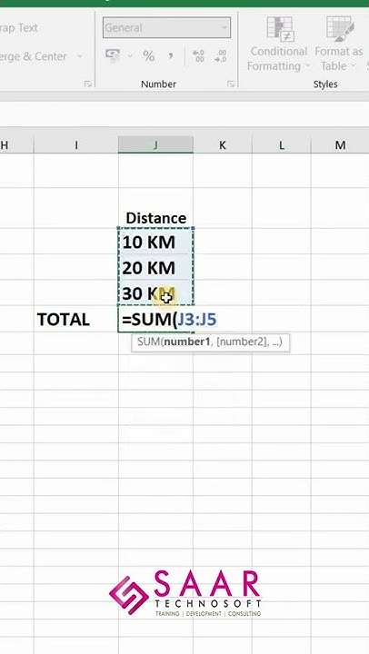 How to Find Sum of Numbers with Text in MS Excel? MS Excel Made Easier | One Minute Series - YouTube