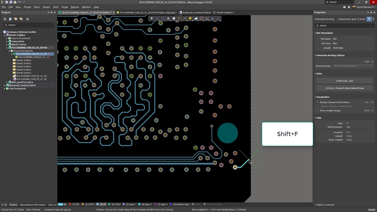 How To Use Follow Contour Routing Mode | Altium Designer - YouTube