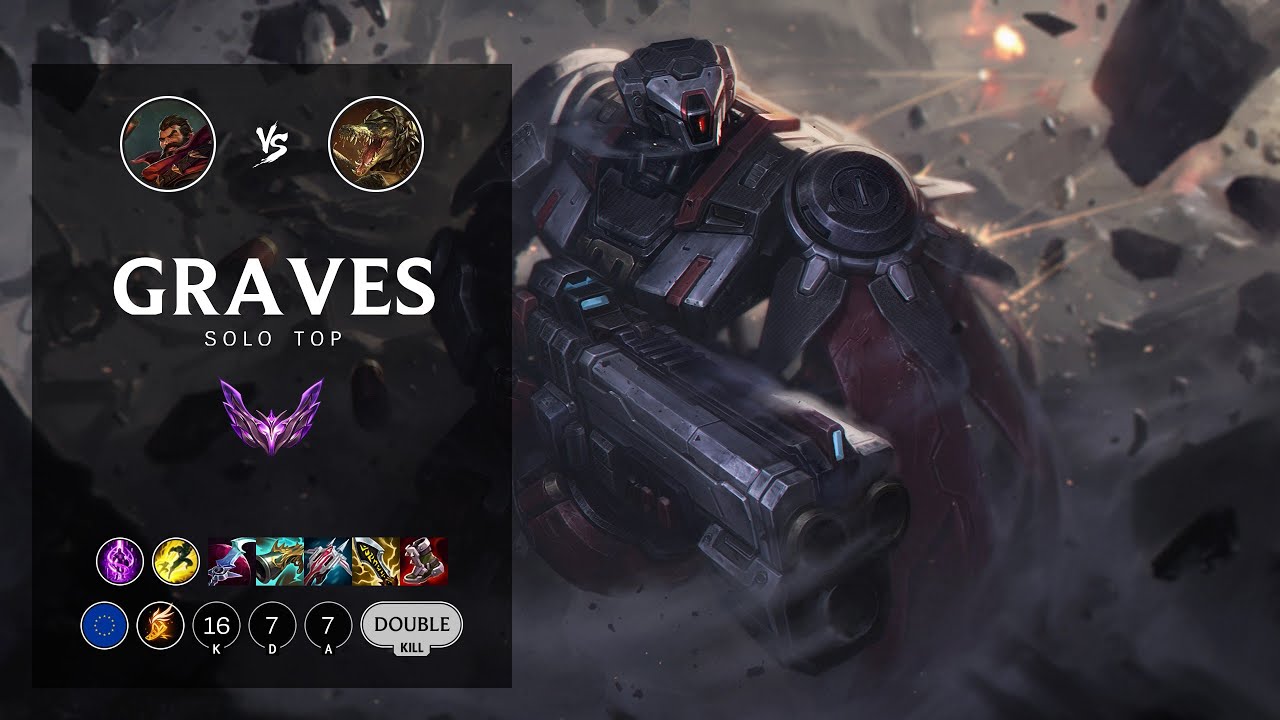 Graves Top vs Renekton - EUW Master Patch 12.18 - YouTube