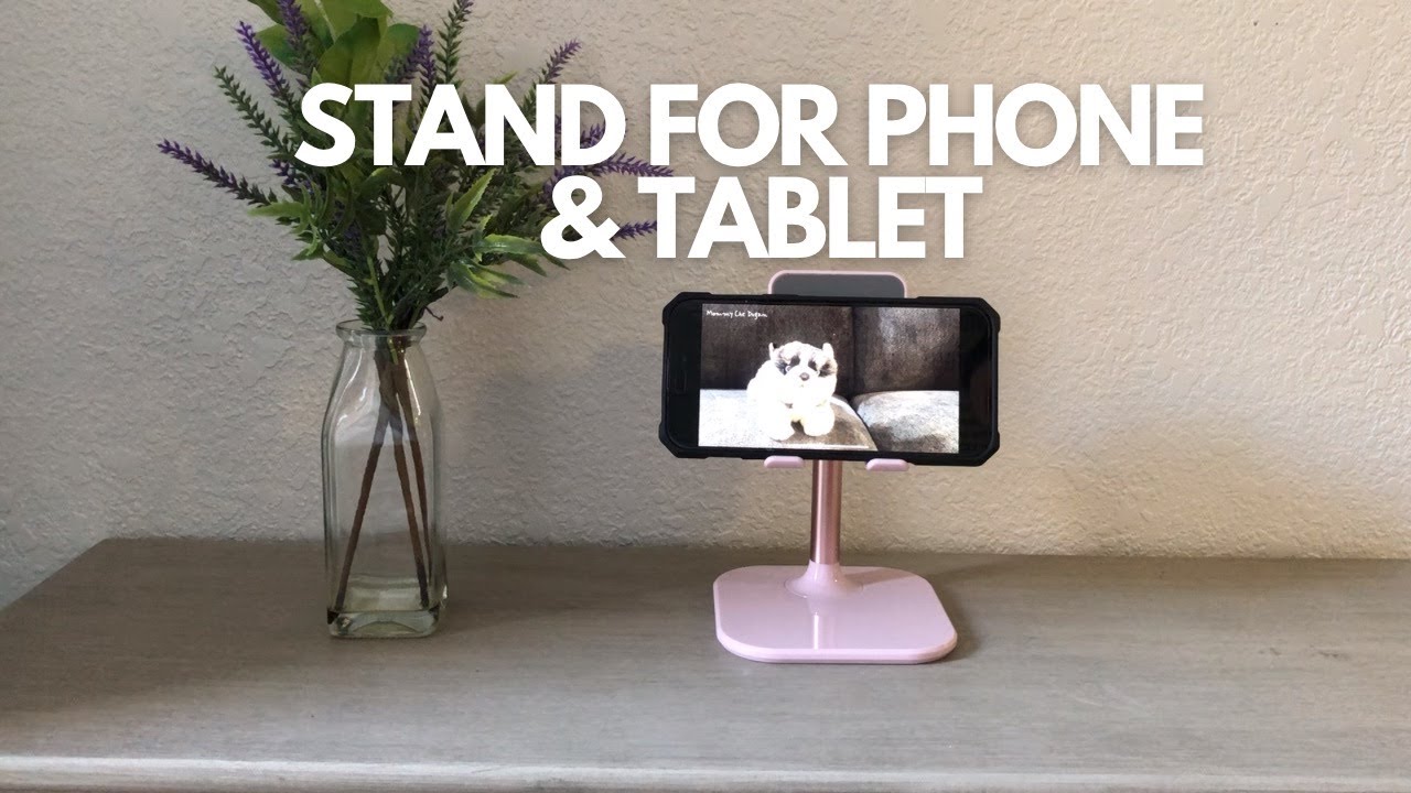 Stand Compatible with iPhone and All Mobile Phones Table - YouTube