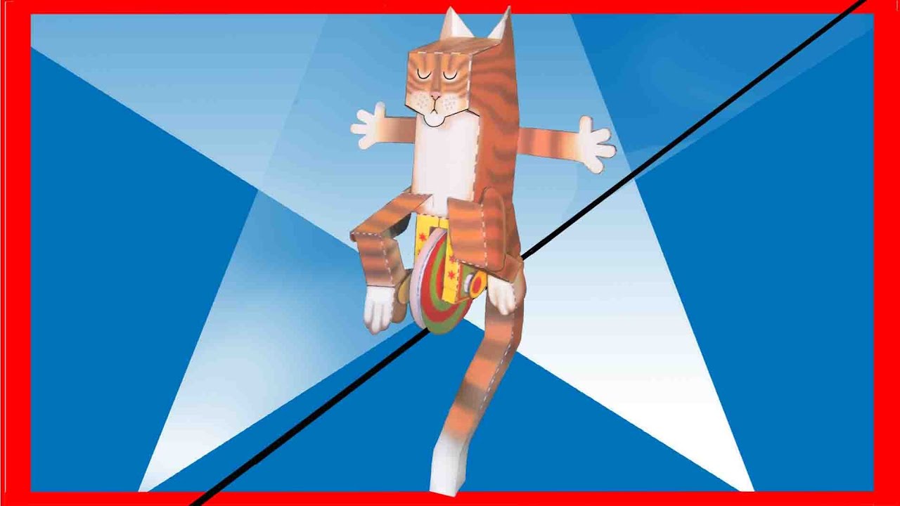 acrobat cat - YouTube