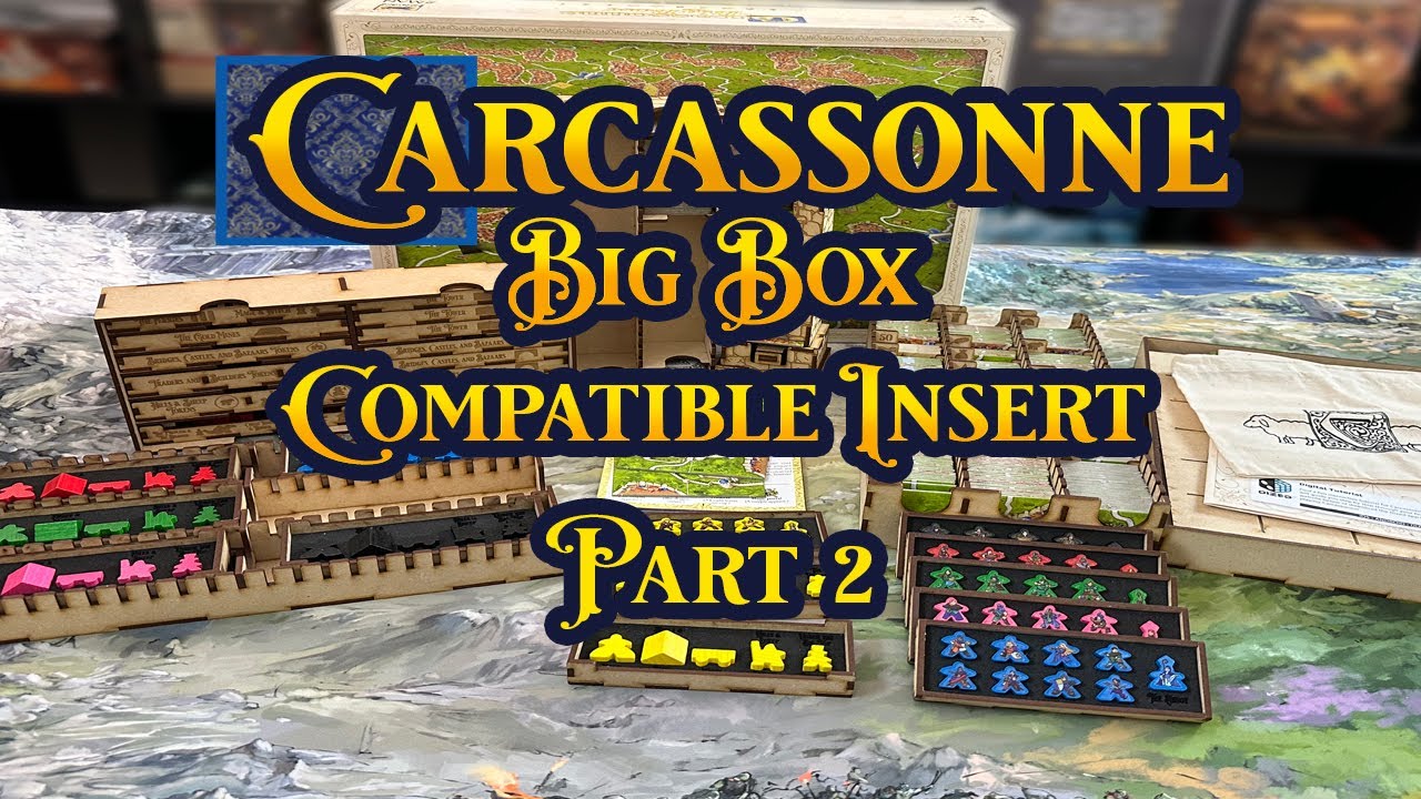 Carcassonne Big Box Compatible Storage Organizer Insert - Instructions ...