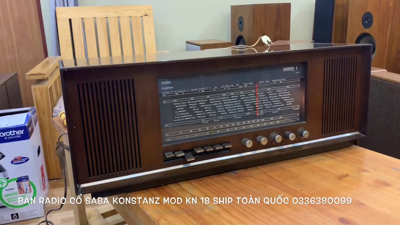 Radio Cổ SABA Konstanz MKN 18 - YouTube