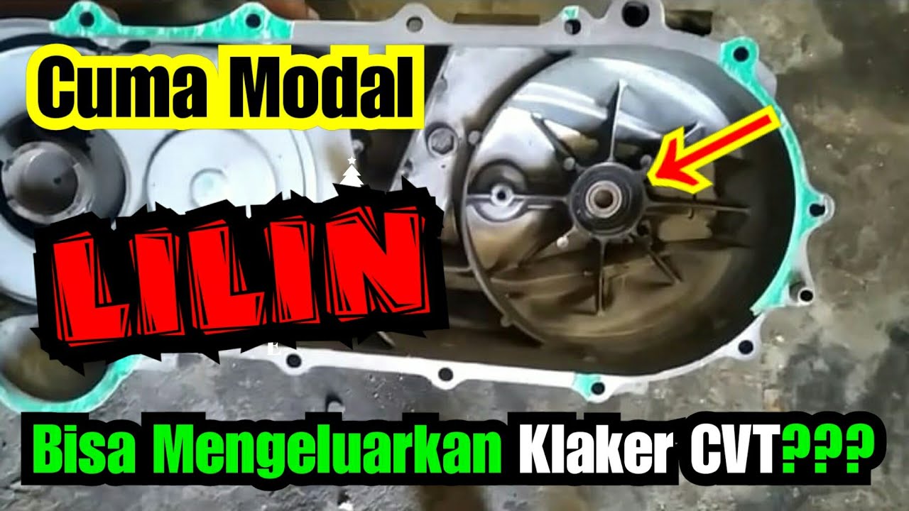 CARA MUDAH MENGELUARKAN KLAKER/BEARING CVT MATIC - YouTube