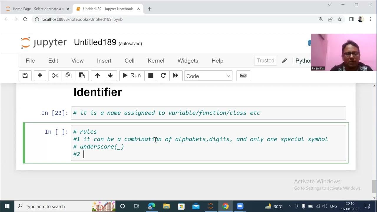 Python Odia Class 2 Ranjan Sir Ranjan Das Pythonsoft Youtube