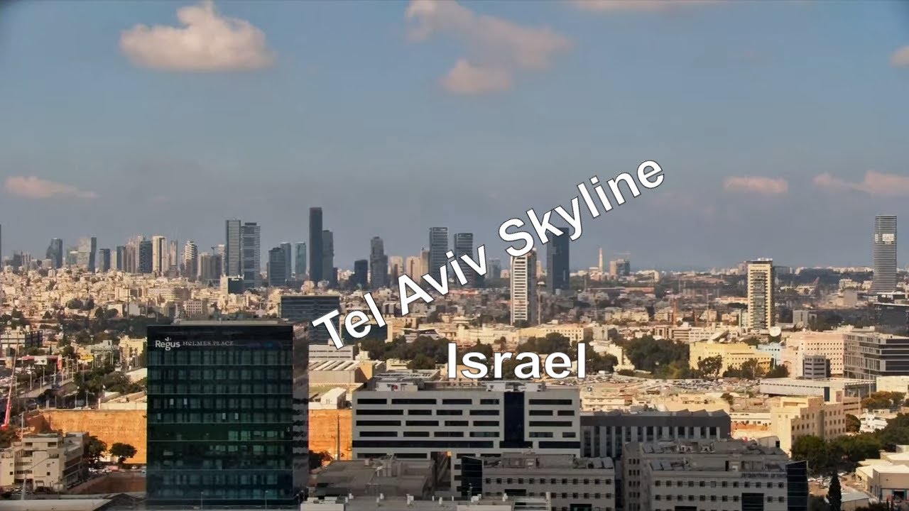 Middle east Live: View of Tel Aviv skyline - YouTube