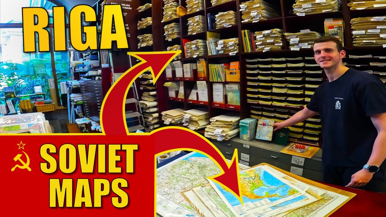 ⭐Hidden Gem in RIGA, LATVIA: This Amazing Map Shop - YouTube