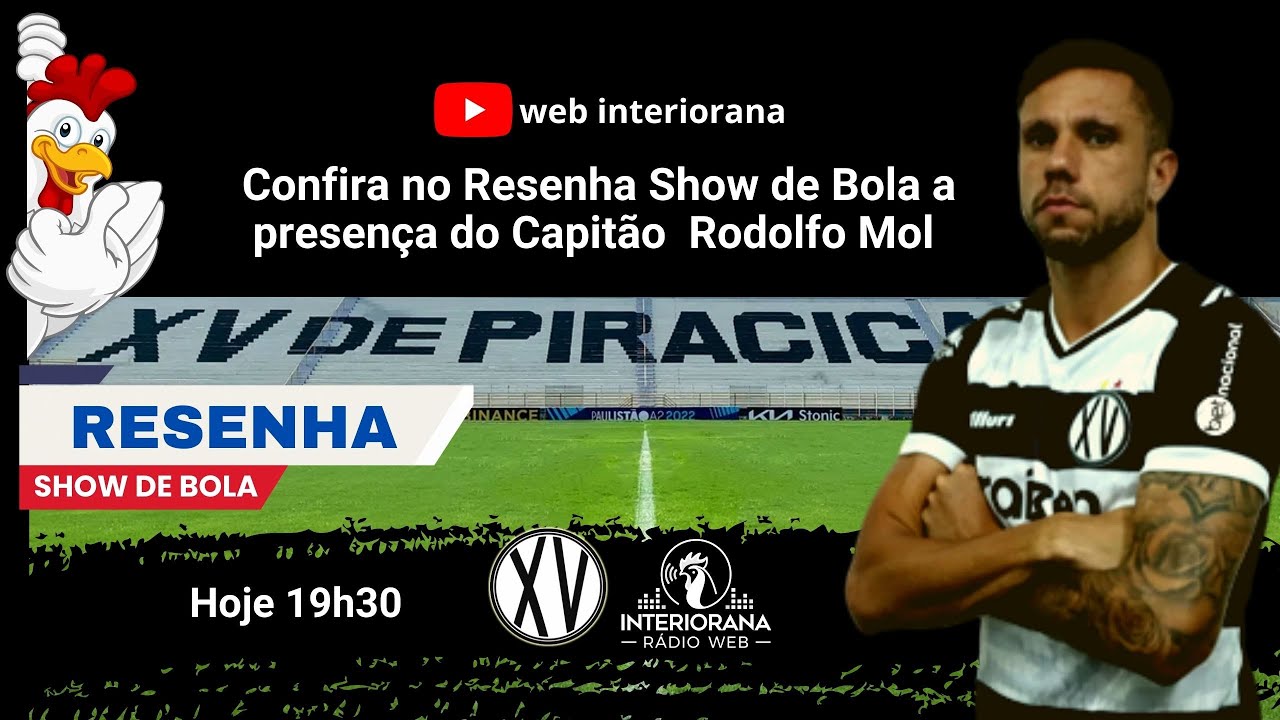 Confira no Resenha Show de Bola a presença do Capitão Rodolfo Mol - YouTube