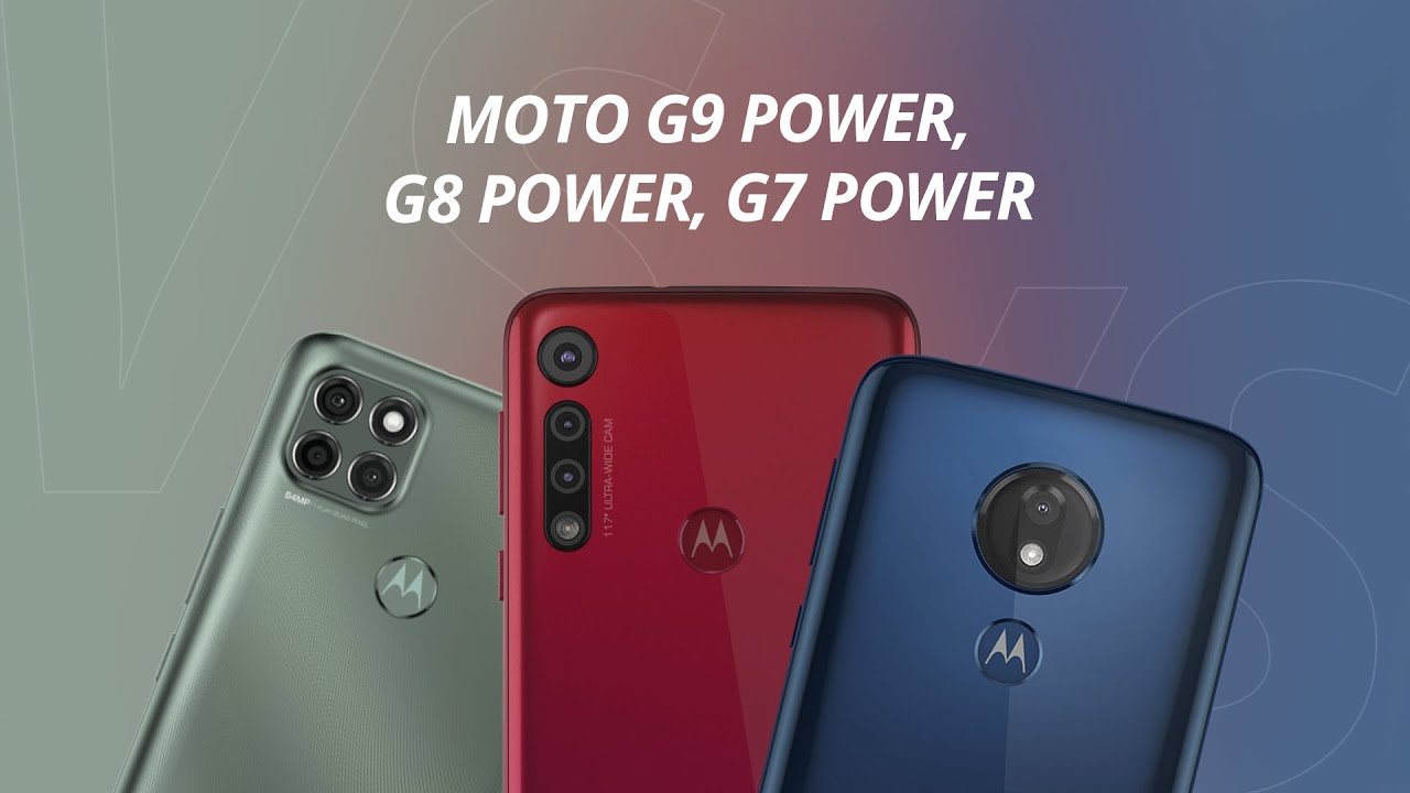 Moto G9 Power vs G8 Power vs G7 Power [Comparativo] - YouTube