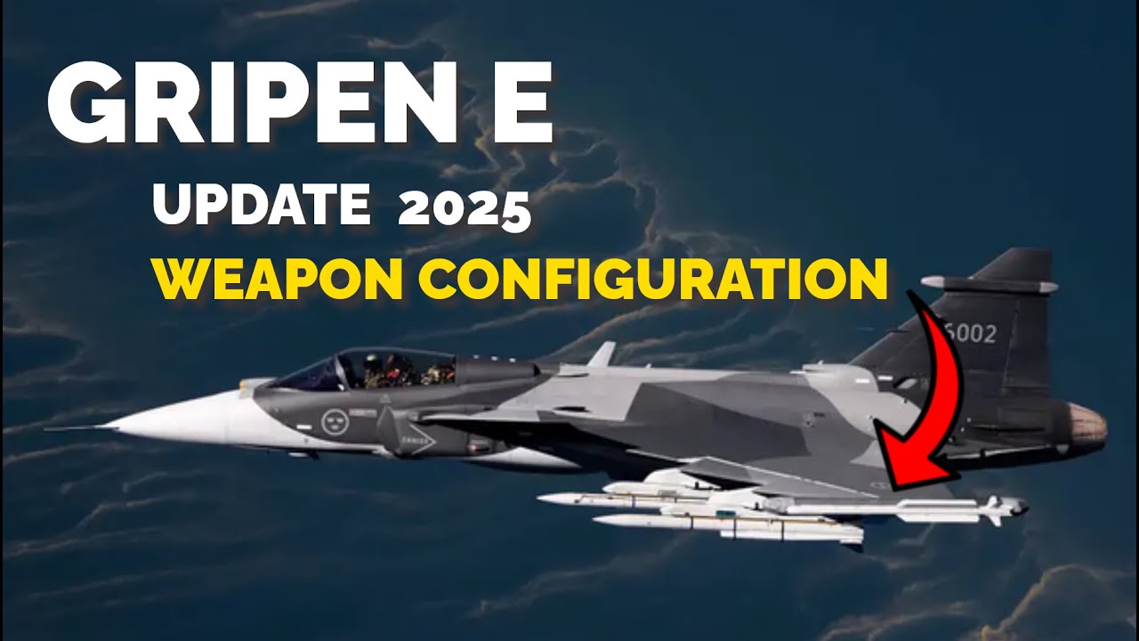 Gripen E Weapons Showdown: Weapon Configuration Update 2025 - YouTube