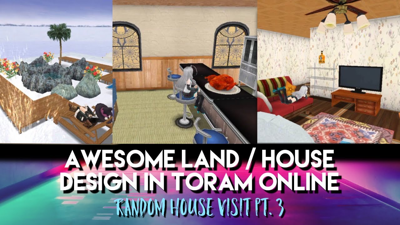 Awesome House / Land Design in Toram Online | Random House Visit Pt. 3 ...
