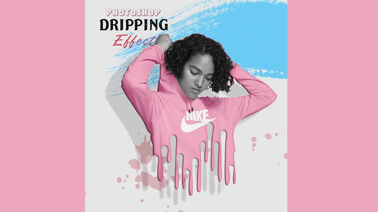 Dripping Effect | Splatter Effect | Dripping Poster | Photoshop Editing ...