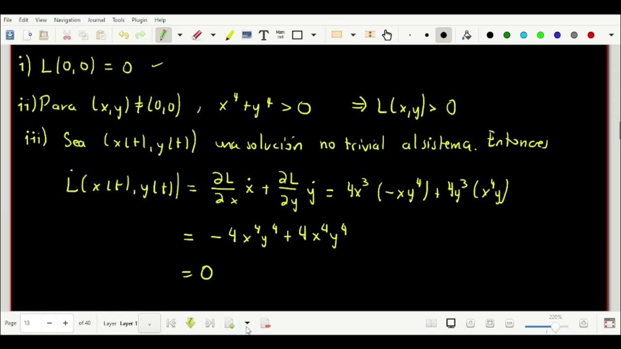Funciones de Lyapunov - YouTube