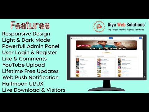 Riya Music PHP Script - Audio Sharing And Streaming Portal ...