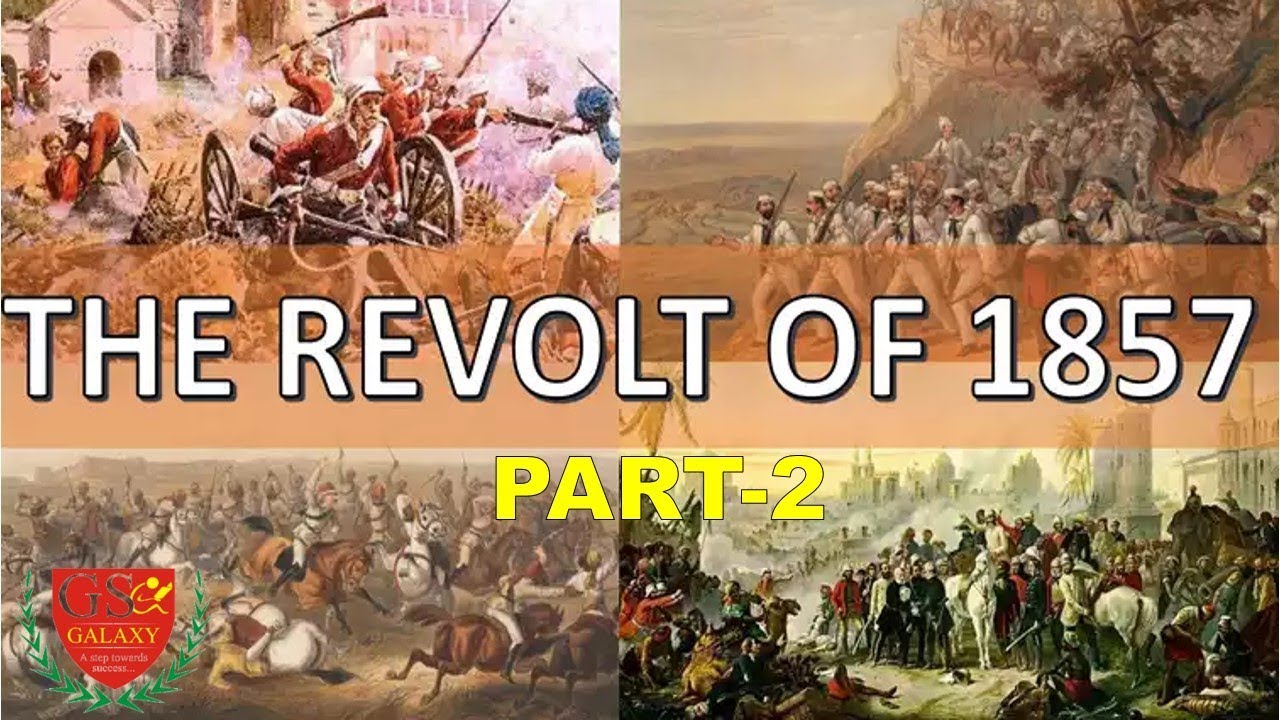 Progress of The Revolt of 1857 in India | Sepoy Mutiny | भारत का प्रथम ...