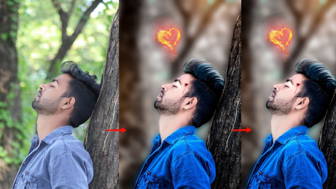 Sad Photo Editing || Sad Photo Pose || अपने मोबाइल से करे प्रोफेशनल ...