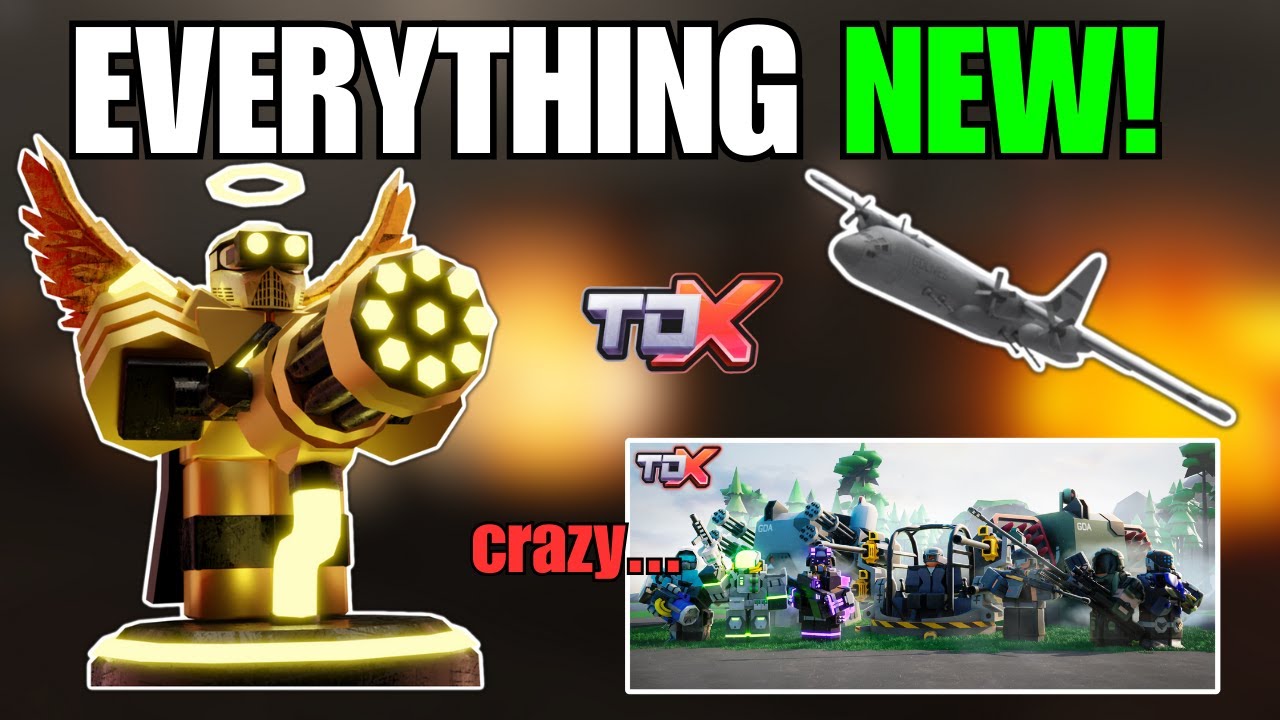 EVERYTHING NEW COMING TO TDX (endless update) | Tower Defense X - YouTube